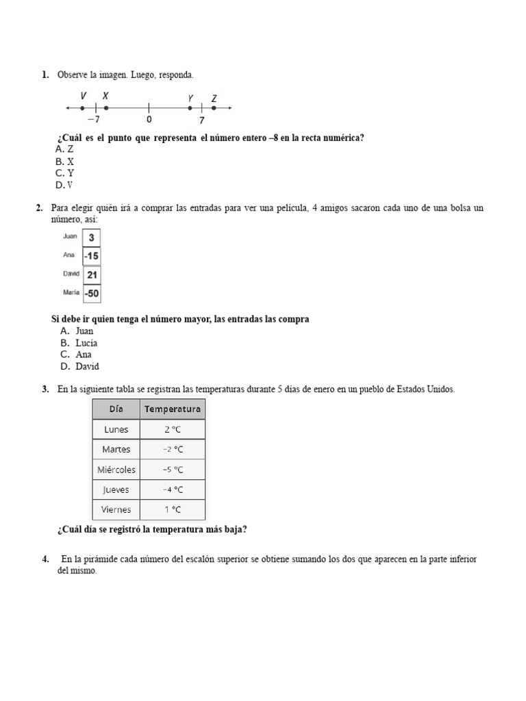 Actividad Matemáticas - 2 | PDF