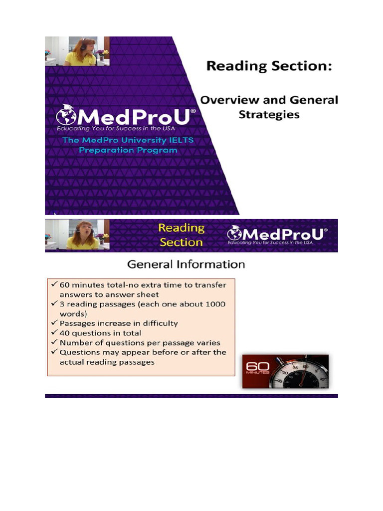 Reading-Overview and General Strategies | PDF