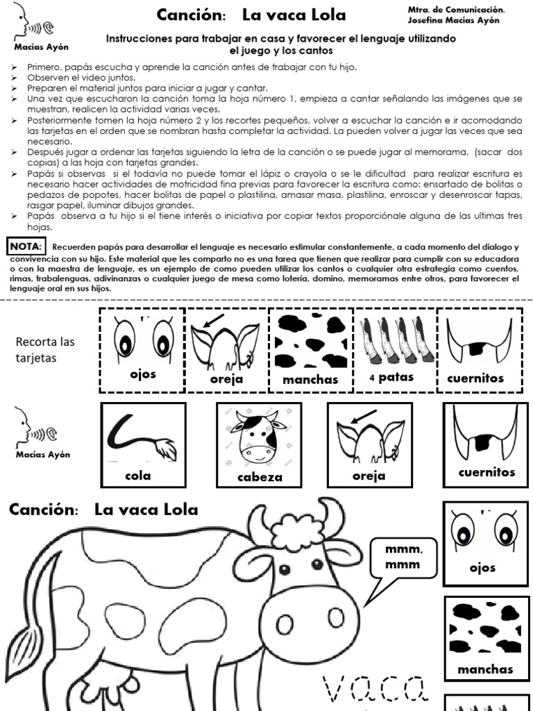 Activ-vaca lola | PDF