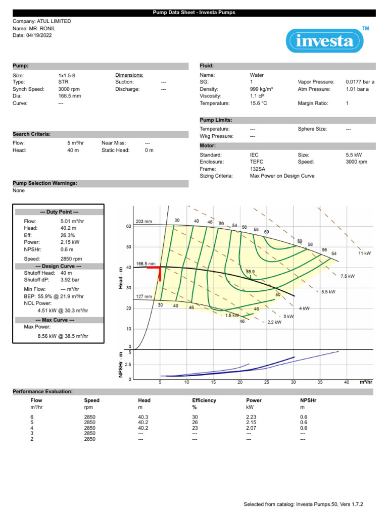 Metalic Pump Datasheet 0420 | PDF | Pump | Applied And ...