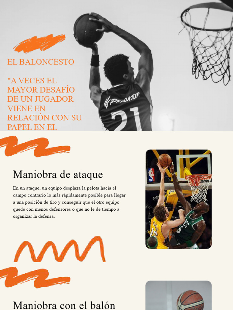 Exposición Sobre El Baloncesto | PDF | Defensor (Asociación de Fútbol ...