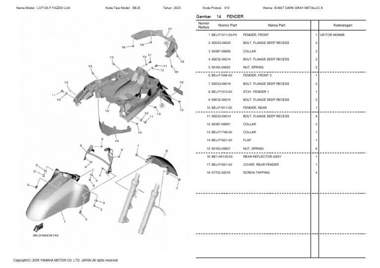 14 LCF125-F Fazzio Lux Fender | PDF | Metalworking | Automotive Industry