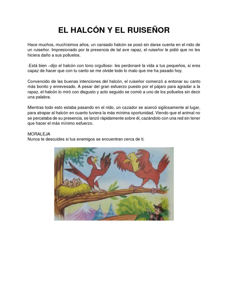 El Halcon y El Ruiseñor | PDF