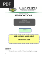 2025 Grade 12 Life Sciences Exam Guidelines | PDF