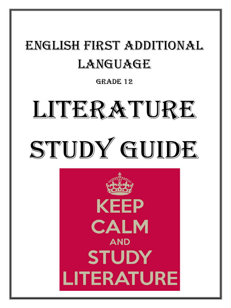 GR12 - Eng Fal - Literature Study Guide | PDF | Dr. Jekyll And Mr. Hyde ...