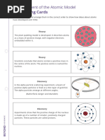 Grade 8 The Atomic Theory Worksheet | PDF | Atoms | Atomic Nucleus