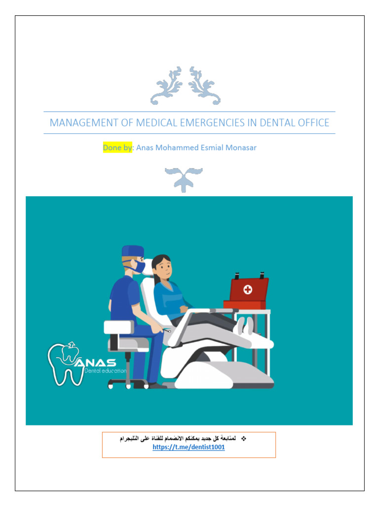 Management of Medical Emergencies in Dental Office Emergency Drug | PDF ...