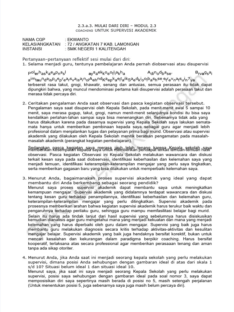 PDF 23a3 Mulai Dari Diri Modul 23 | PDF