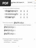 ABRSM Grade 1 Practice Test | PDF | Pitch (Music) | Musical Compositions