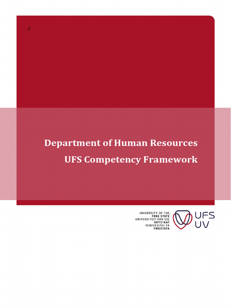 Ufs Competency Framework Eng | PDF | Strategic Planning | Leadership