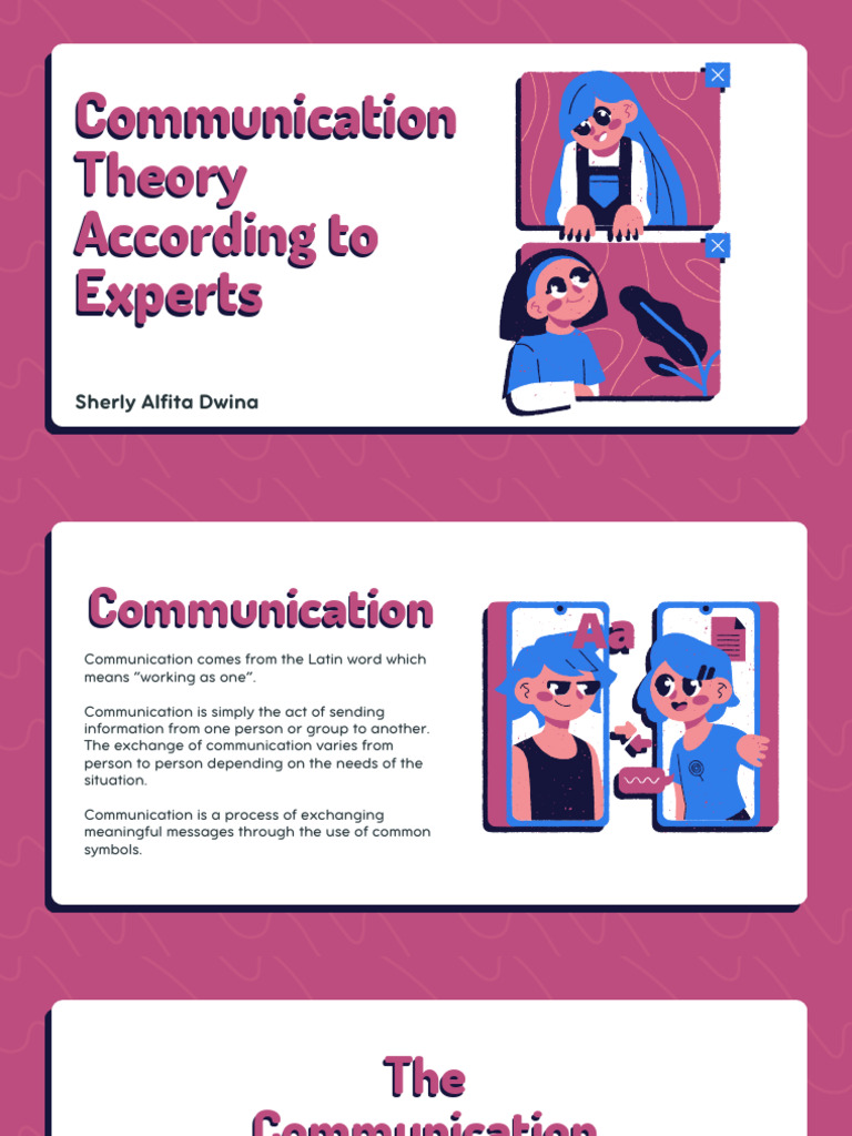 Communication Theory - Sherly Alfita Dwina | PDF | Communication ...