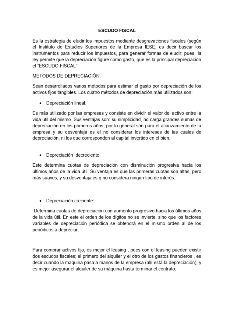 Escudo Fiscal | PDF