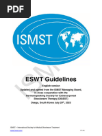 ESWT Indications and Contraindications Guide | PDF | Pathology | Elbow