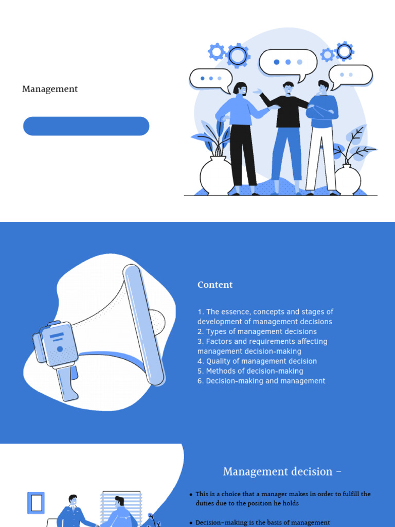 Management Decisions Lesson 4 | PDF | Decision Making | Choice