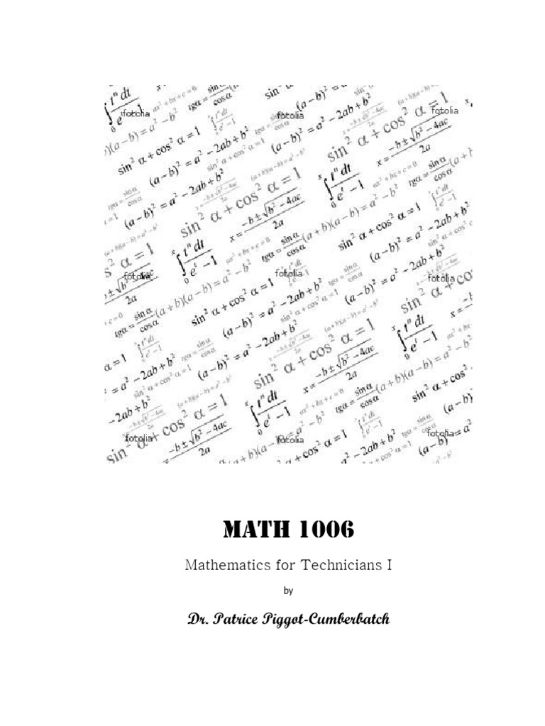 Math 1006 Lecture Notes Updated | PDF | Trigonometric Functions ...