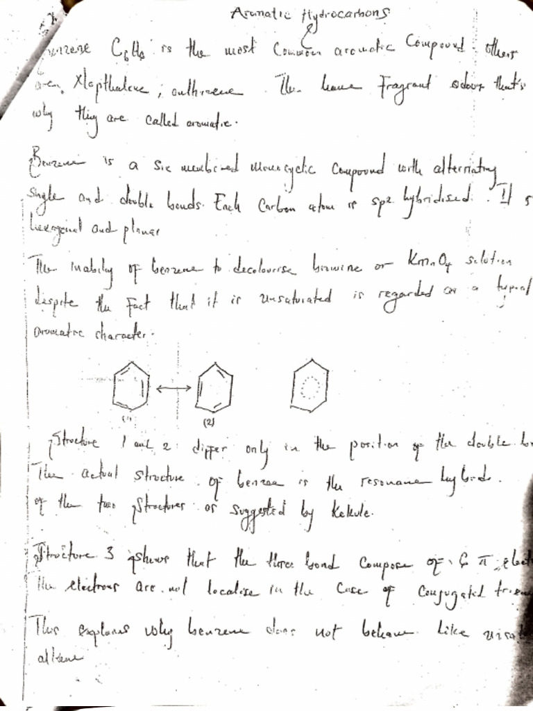 Aromatic Benzene | PDF