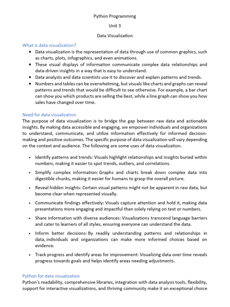 Unit 3 (Python) | PDF | Contour Line | Parameter (Computer Programming)