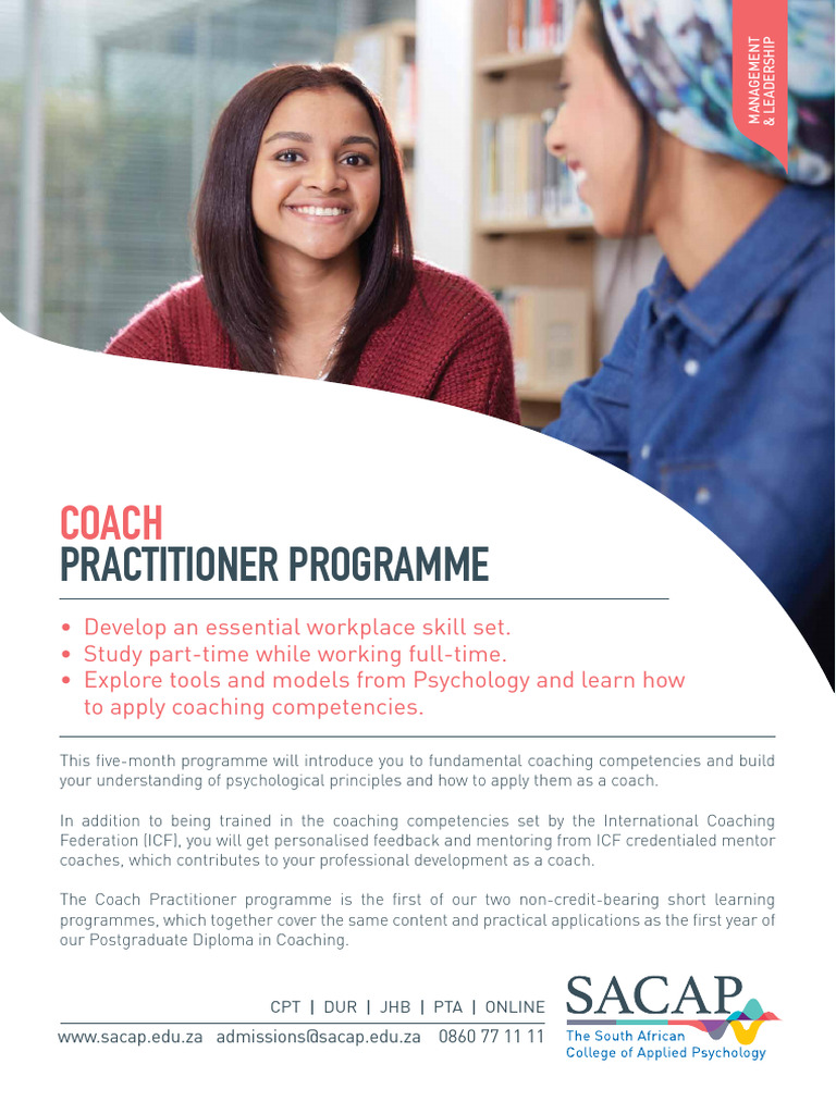 Coach Practitioner Programme Overview | PDF | Learning | Behavior ...