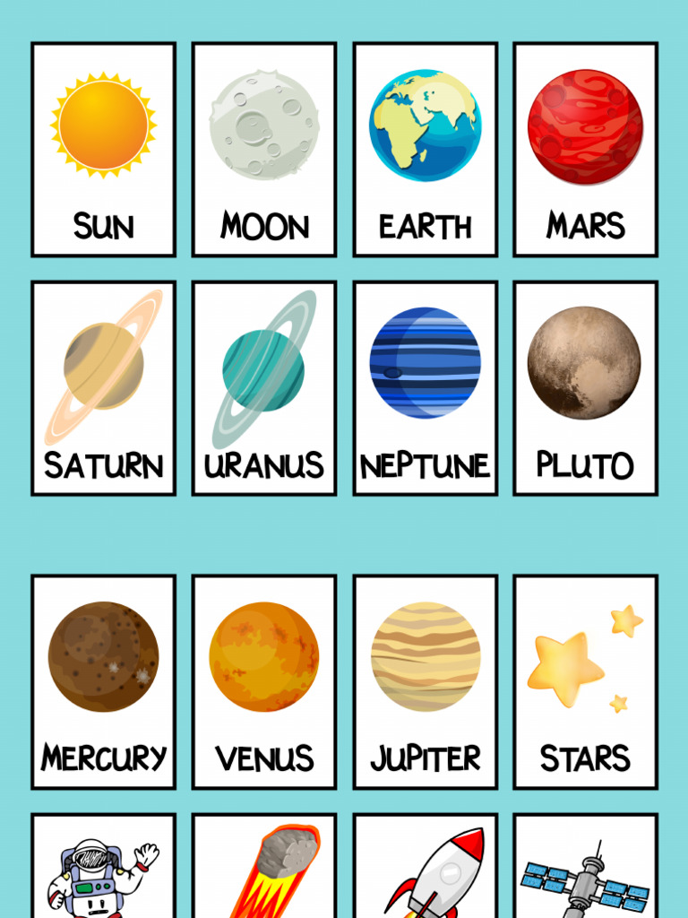 Solar System Flashcards | PDF