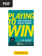 Playing To Win | PDF | Procter & Gamble | Business