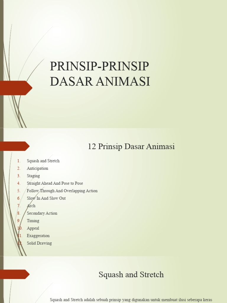 Materi 2 - 12 Prinsip Dasar Animasi | PDF