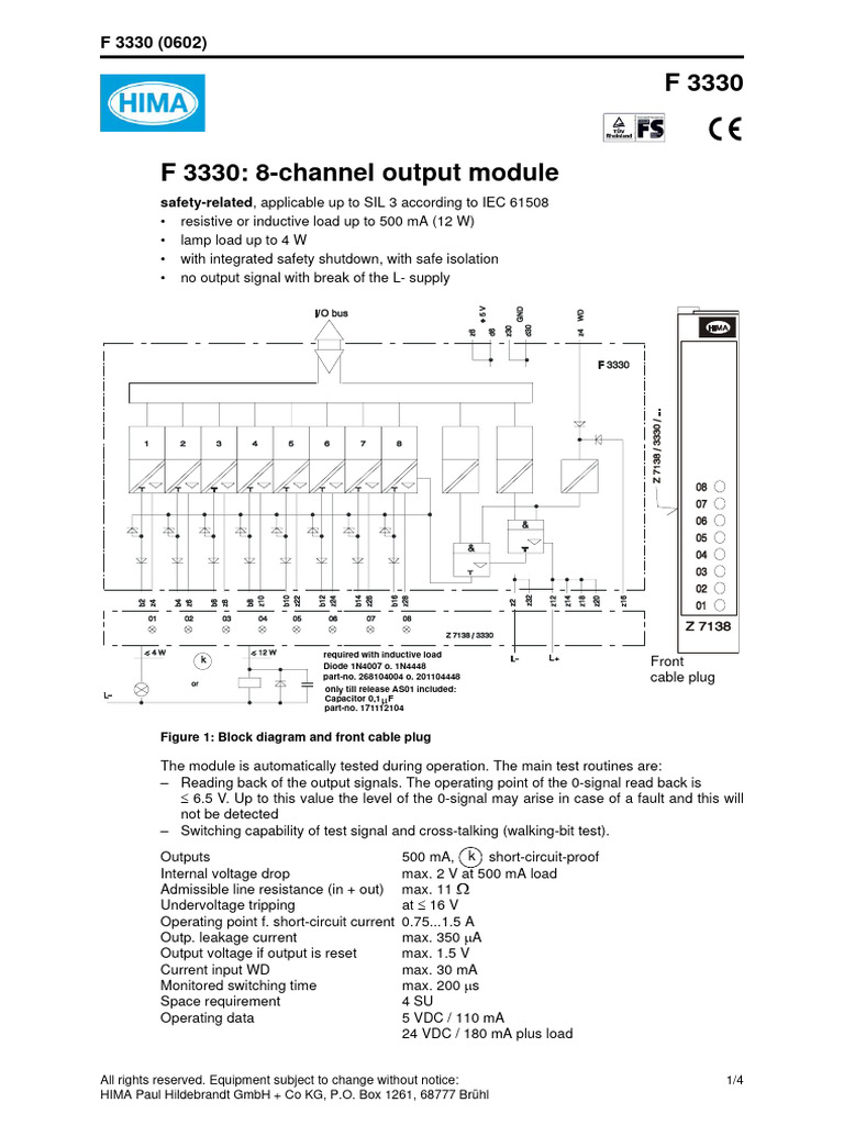 Safety-Related, Applicable Up To SIL 3 According To IEC 61508 | PDF ...