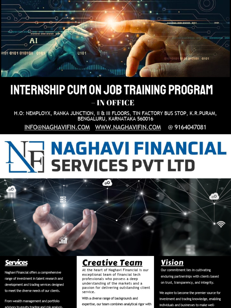 Internship & Training Program at Naghavi | PDF | Subscription Business ...