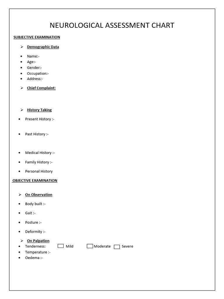 Neuro Assessment | PDF | Self-Improvement | Wellness