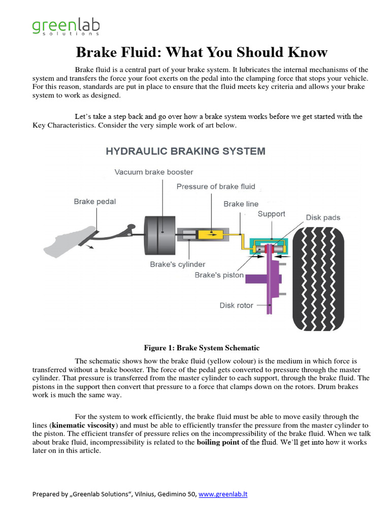 Understanding Brake Fluid Standards | PDF | Continuum Mechanics ...