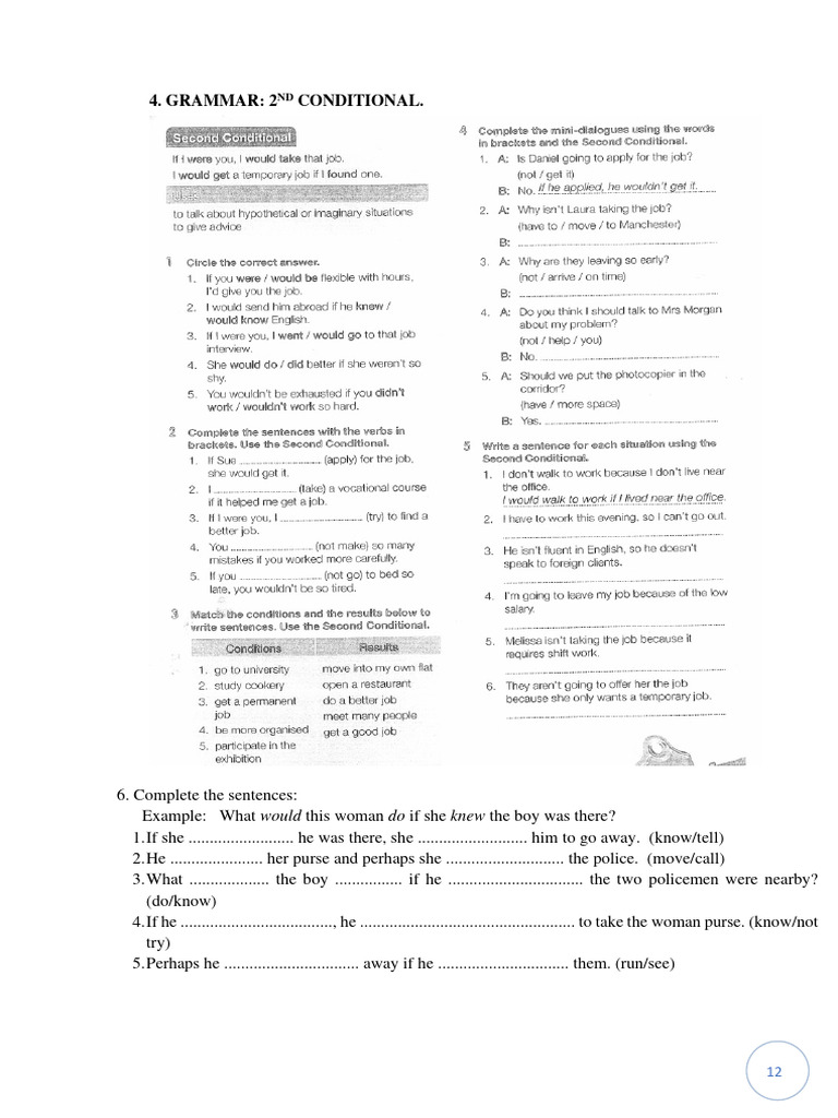 2ND CONDITIONAL | PDF