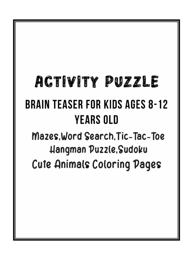 PUZZLES Book | PDF