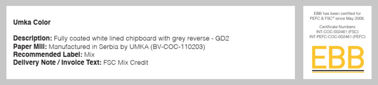 Umka Color FSC Logo | PDF