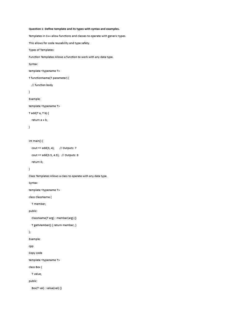 West Sample Question | PDF | Software Development | C++