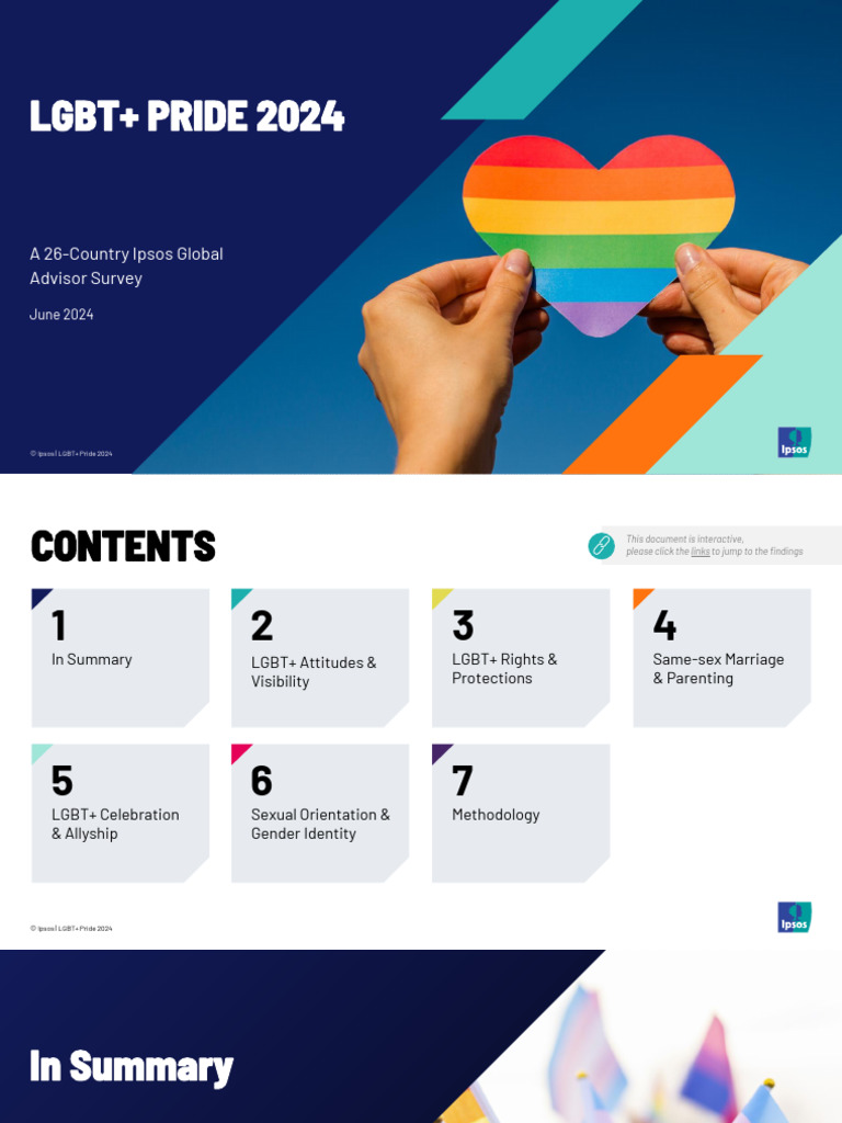 Ipsos Pride Report 2024 | PDF | Lgbt | LGBTQIA+ Studies
