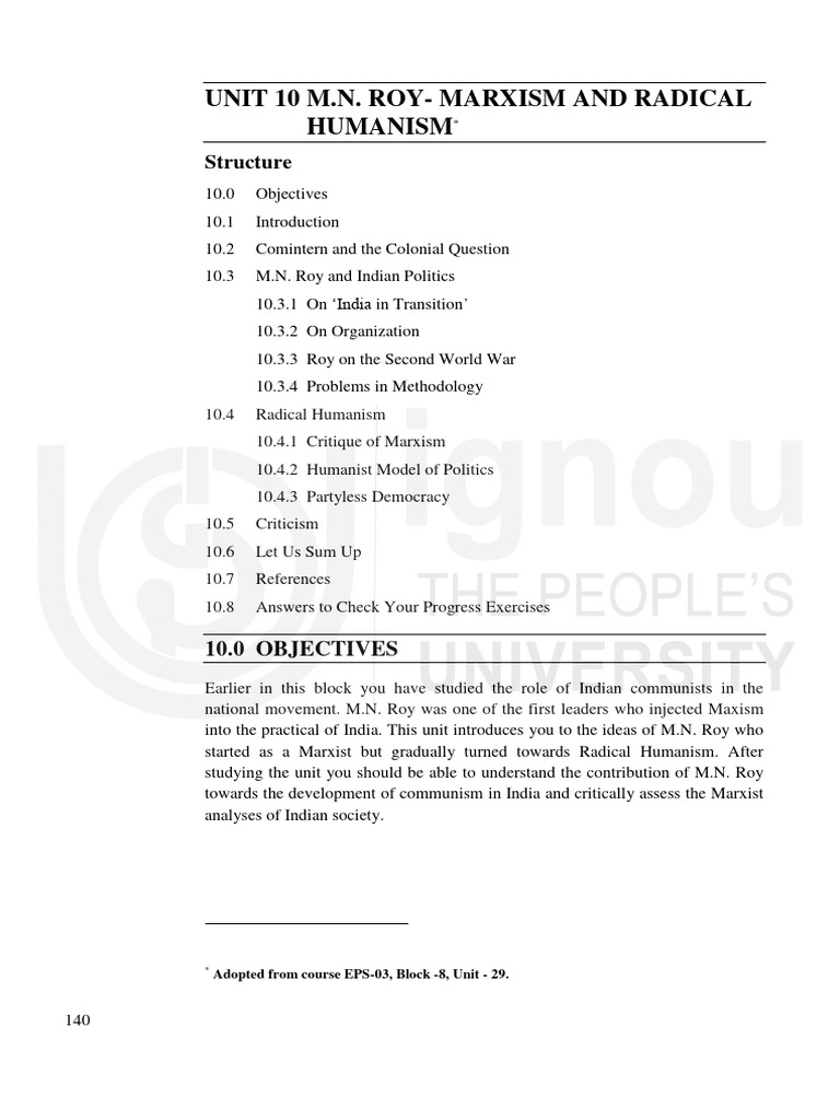 Unit 10 | PDF | Communism | Marxism