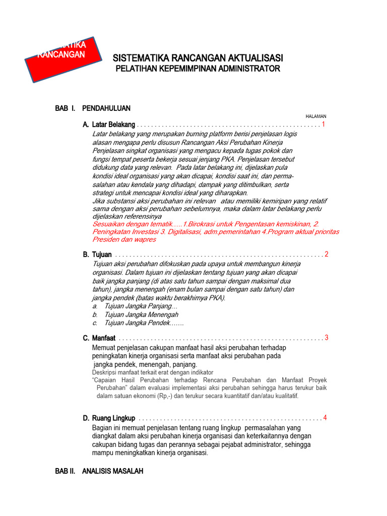 Rancangan Pelatihan Kepemimpinan Efektif | PDF