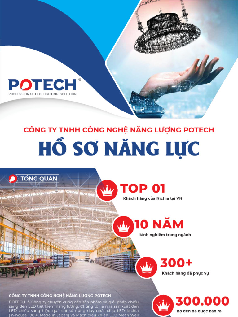Ho So Nang Luc Cong Ty Potech | PDF