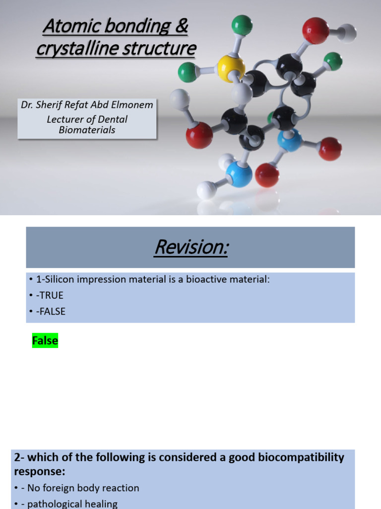 Atomic Structure Crystalline | PDF | Crystal Structure | Crystal