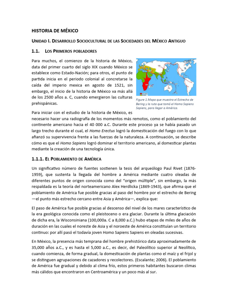 Historia de México Plan de Estudios Alumnos Prepa Item 1 | PDF | Mesoamérica | Oasisamerica