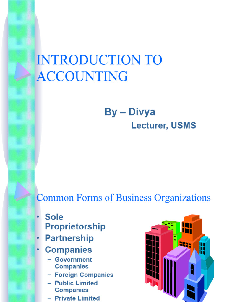 Introduction To Accounting | PDF | Debits And Credits | Bookkeeping