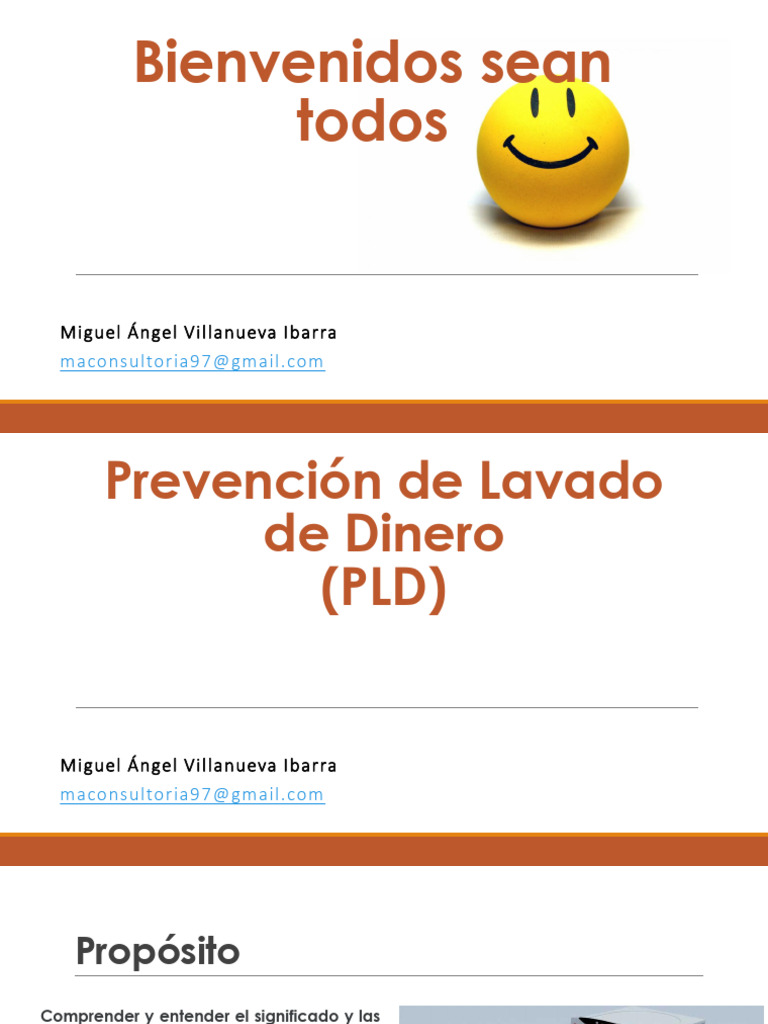 PLD_PRESENTACION_1 | PDF | Lavado de dinero | Bancos
