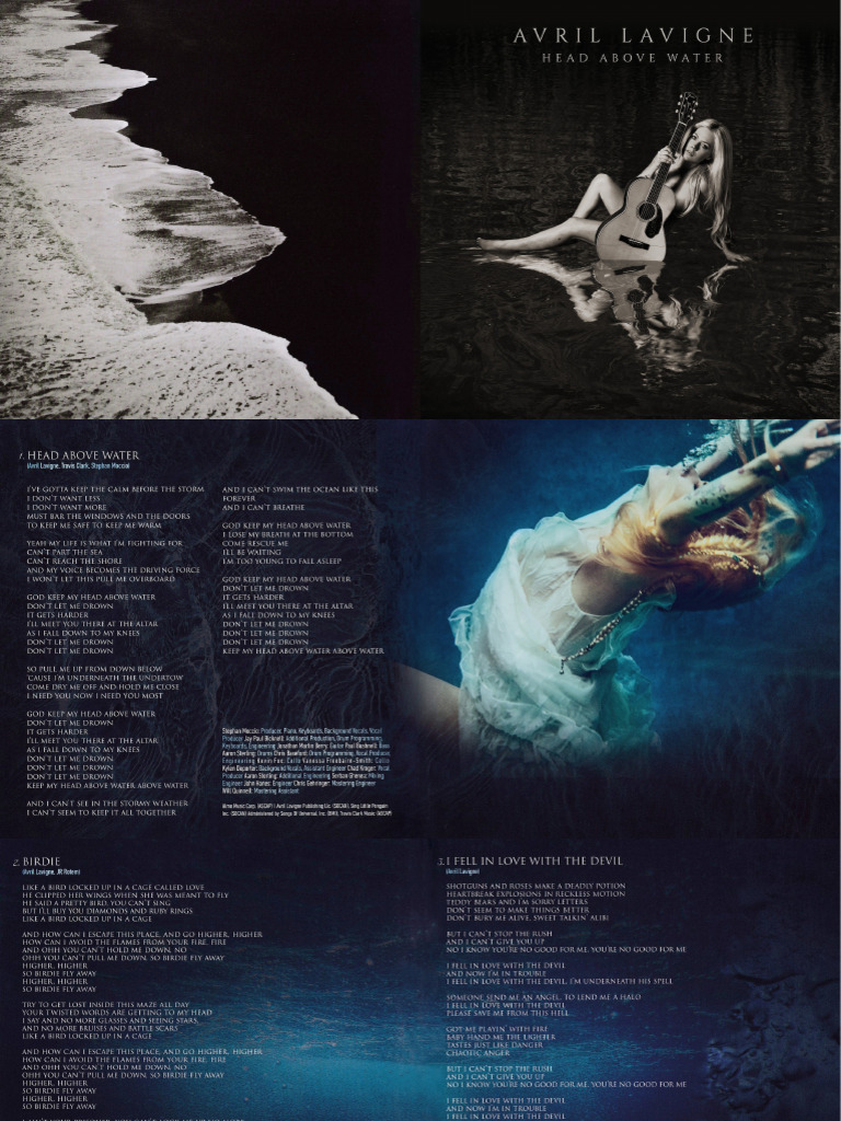 Digital Booklet - Head Above Water | PDF