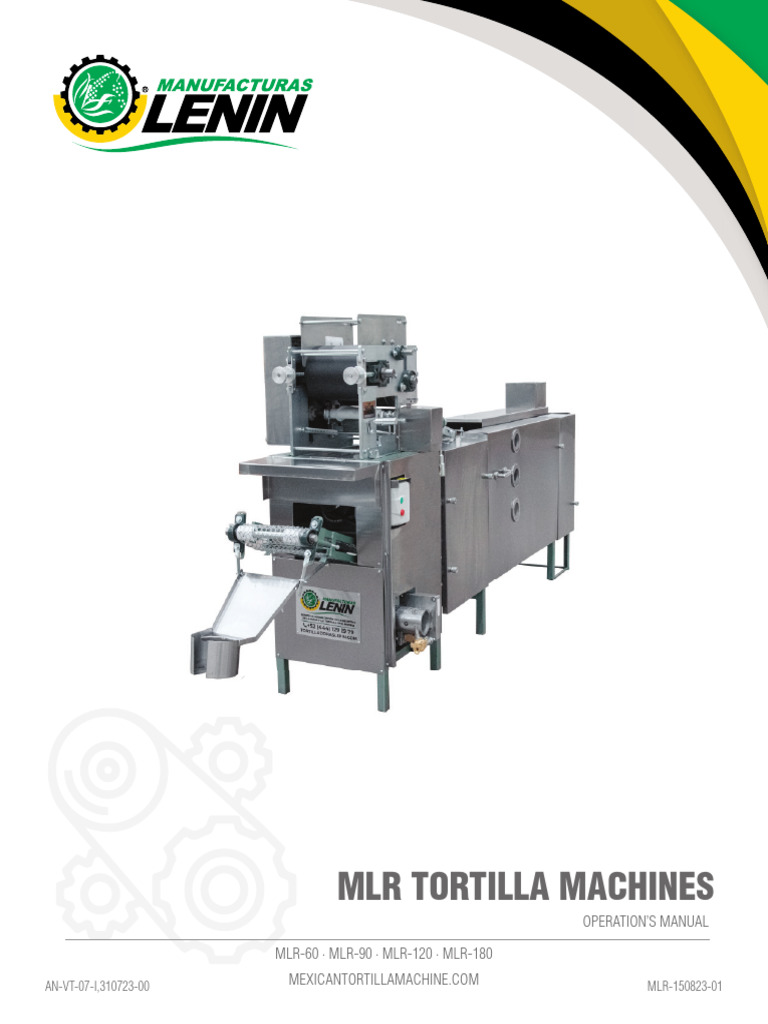 Operation's Manual - MLR | PDF | Manual Transmission | Bearing (Mechanical)