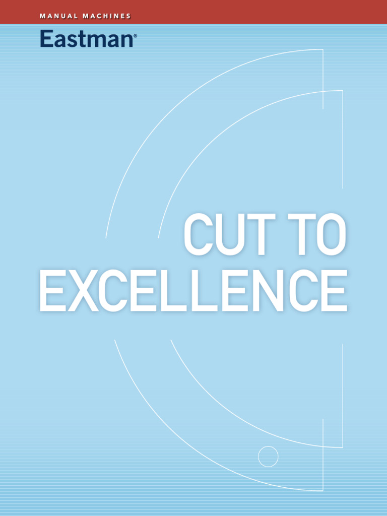 Manual Cutting Brochure Pdf Knife Blade