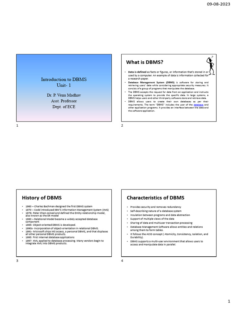 Unit 1 1 Pdf Databases Relational Database
