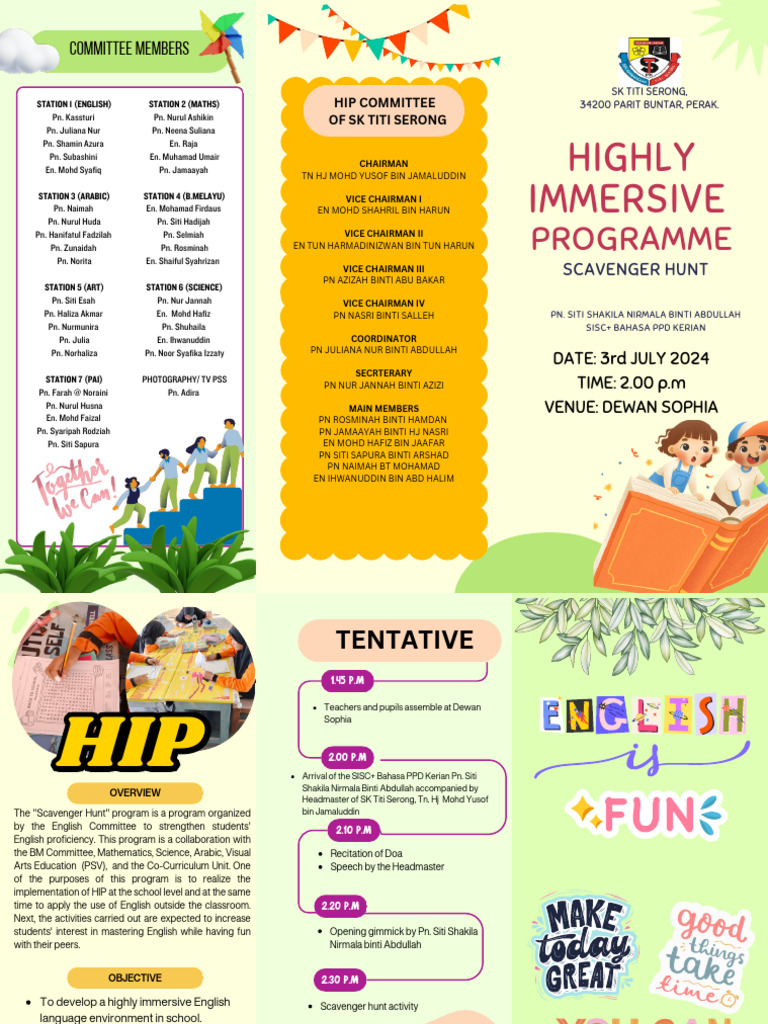 BROCHURE HIP Scavenger Hunt 2425 | PDF