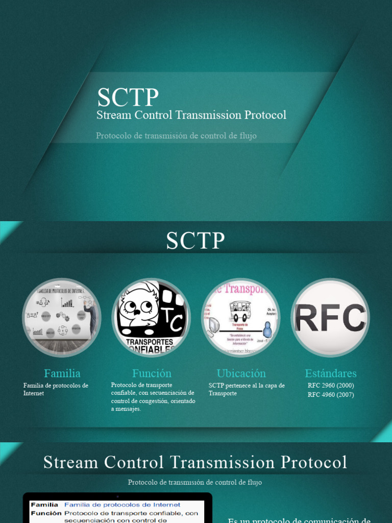Protocolo SCTP: Alternativa a TCP/UDP | PDF | Protocolos de internet | Redes de computadoras