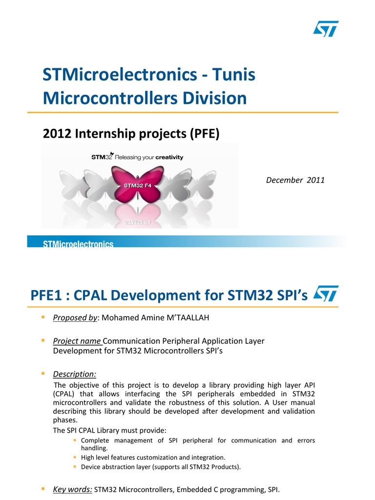 Stmicro Mcu Pfe 2012x | PDF | Secure Digital | Embedded System