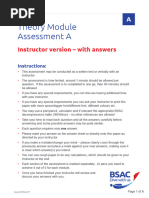 BSAC Nitrox Decompression Tables | PDF