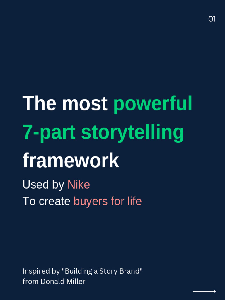 NIKE - Powerful 7 Part Storytelling Framework | PDF | Brand | Storytelling